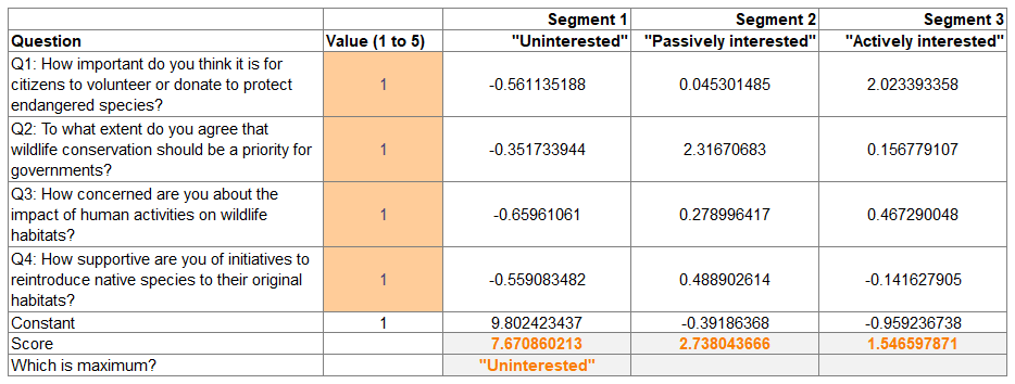 Example typing tool using calculated variables - Conjointly