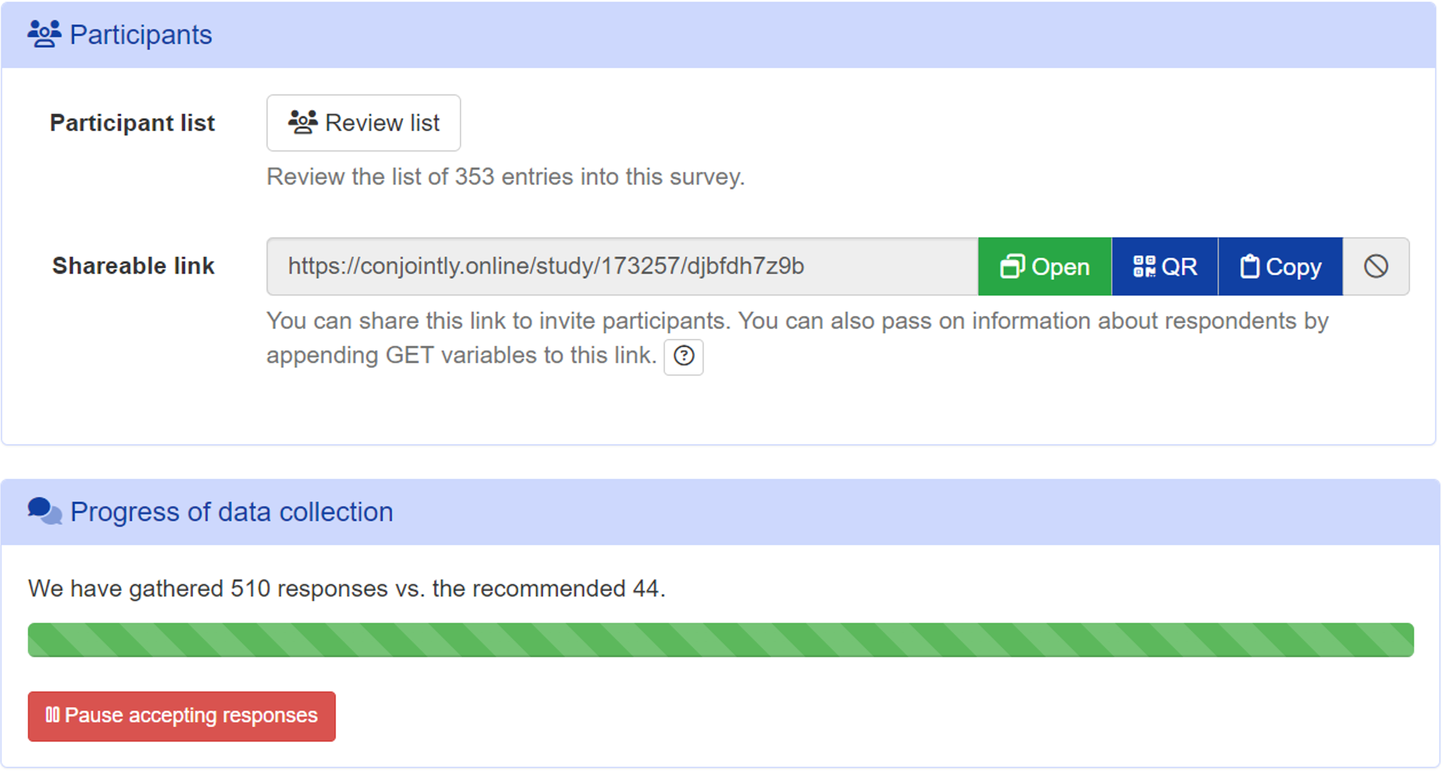 Survey Tool - Conjointly