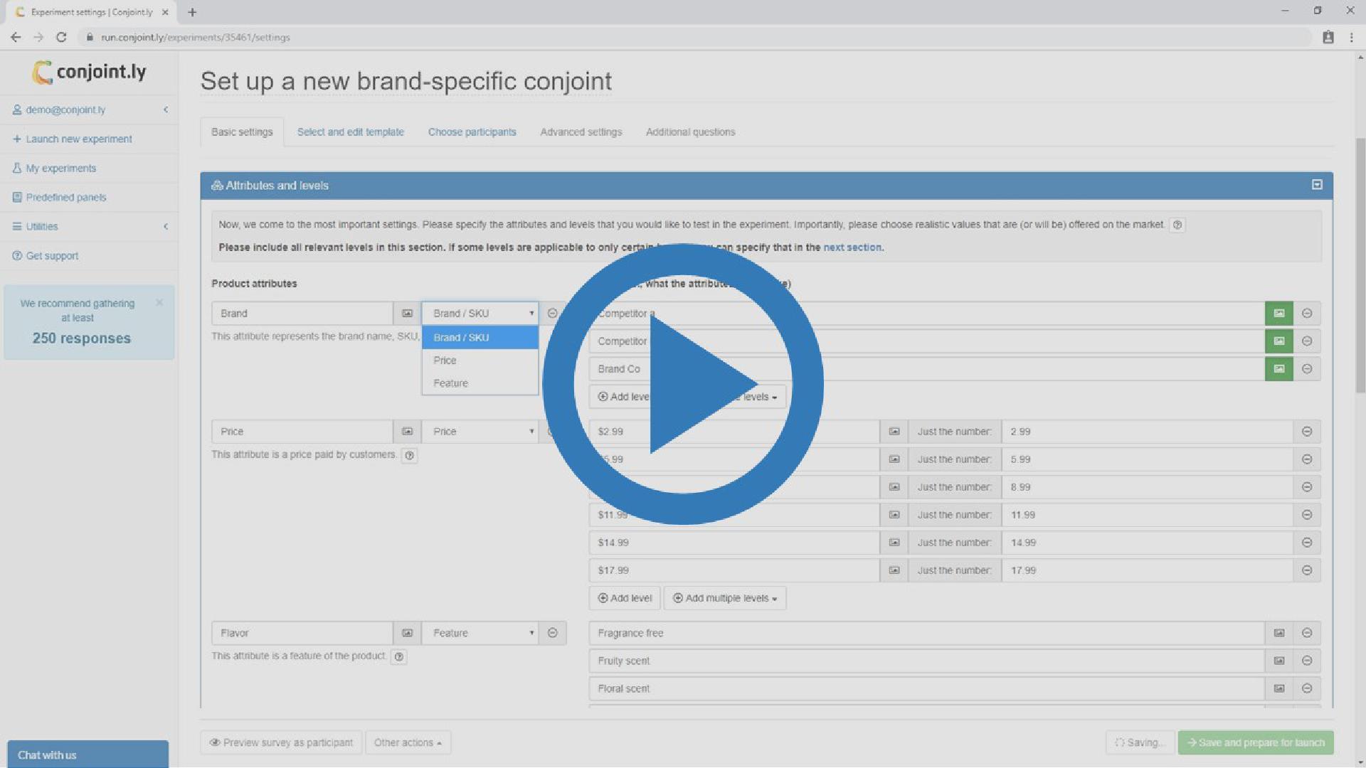Brand-Specific Conjoint - Conjointly
